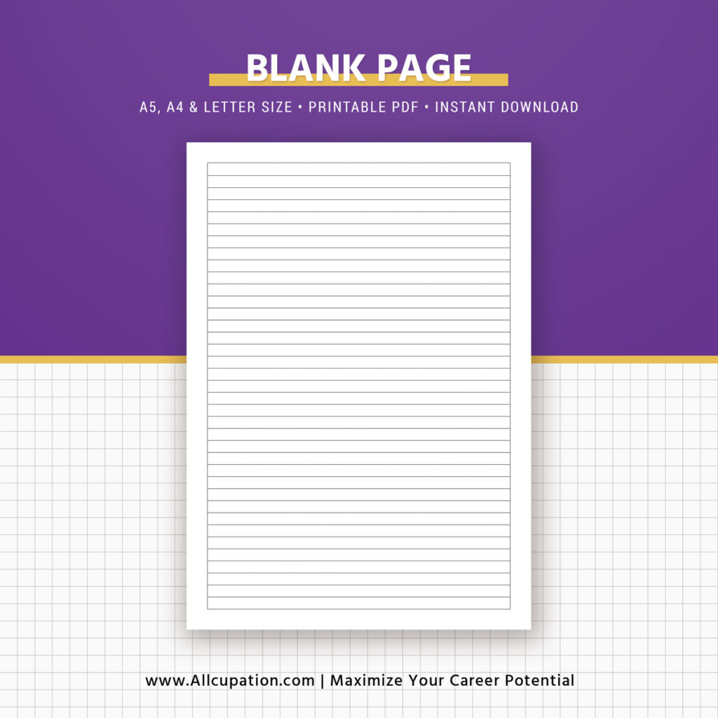 Printable Blank Planner, Blank Pages, Square Grid, Ruled, Planner ...