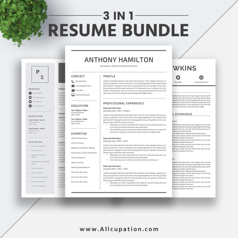 Allcupation.com – Optimized Resume Templates for Higher Employability
