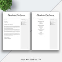 Best-selling Resume Bundle The Rachel RB: Simple Job Resume Template ...