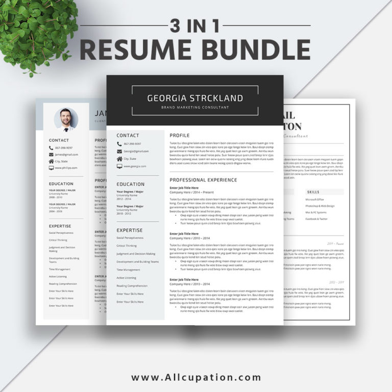 Allcupation | Optimized Resume Templates for Higher Employability