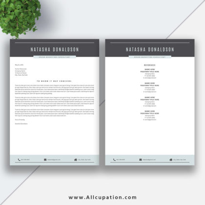 Best-selling Resume Bundle The Barbara RB: Modern Resume Design, CV ...